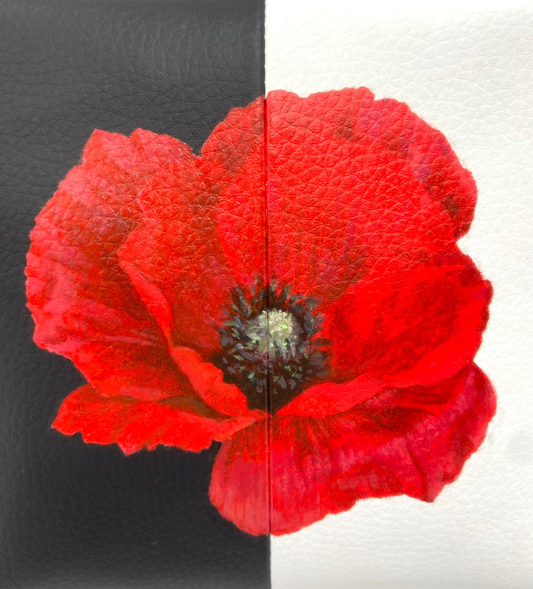 Sustainable Fashion Hand-painted Vegan Baguette Bag Black | SOOK – Sook ...